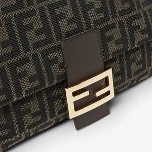 Fendi Flap 26325 Ff Zucca Jacquard Fabric Bag